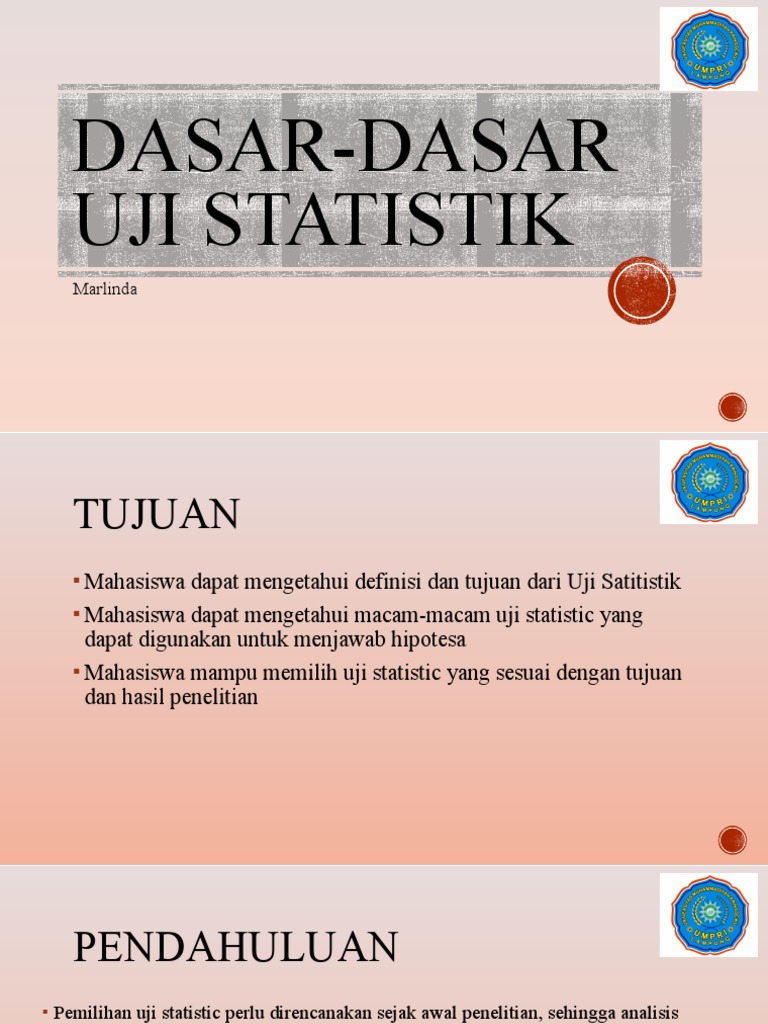 Dasar-Dasar Uji Statistik | PDF