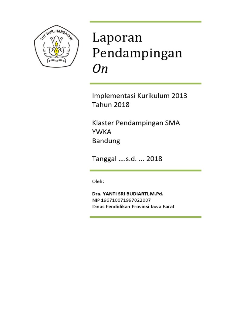 Laporan Instruktur Pendamping | PDF