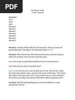 The Last Supper Script | PDF | Last Supper | Disciple (Christianity)