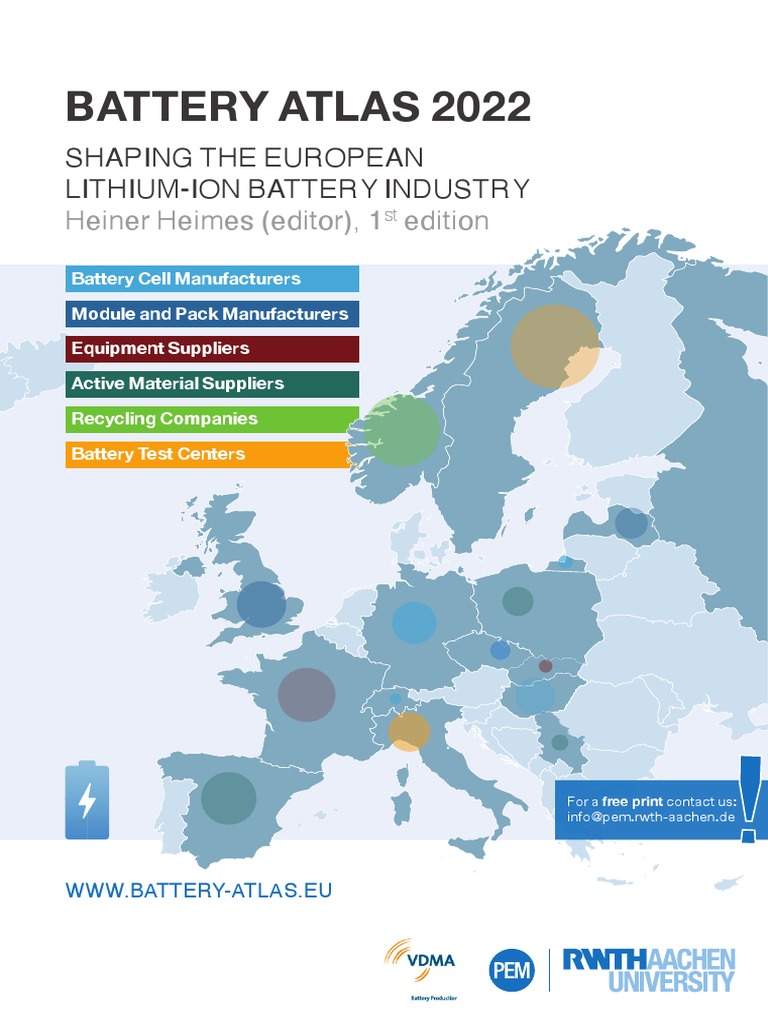 Battery Atlas 2022 PDF | PDF | Electrochemistry | Electrical Engineering