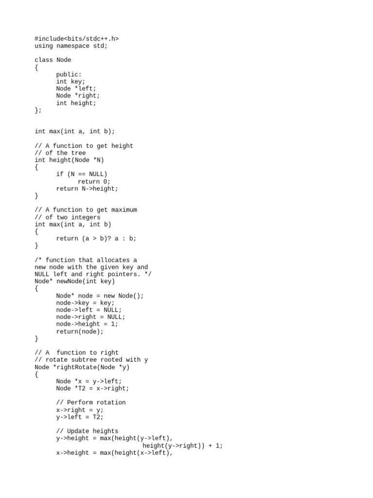 Avl Pdf Computer Programming Algorithms And Data Structures 3189