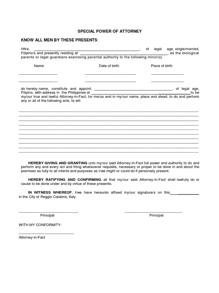 Spa Passport PDF | PDF | Power Of Attorney | Private Law