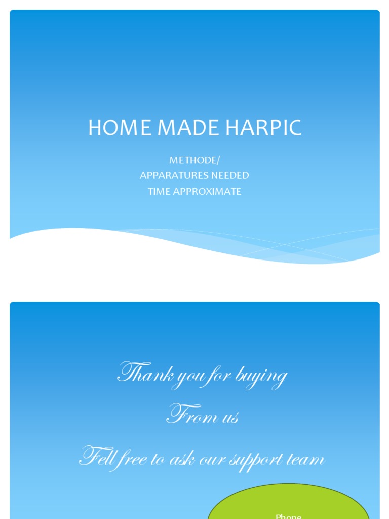 Homemade Harpic Recipe and Ingredients | PDF