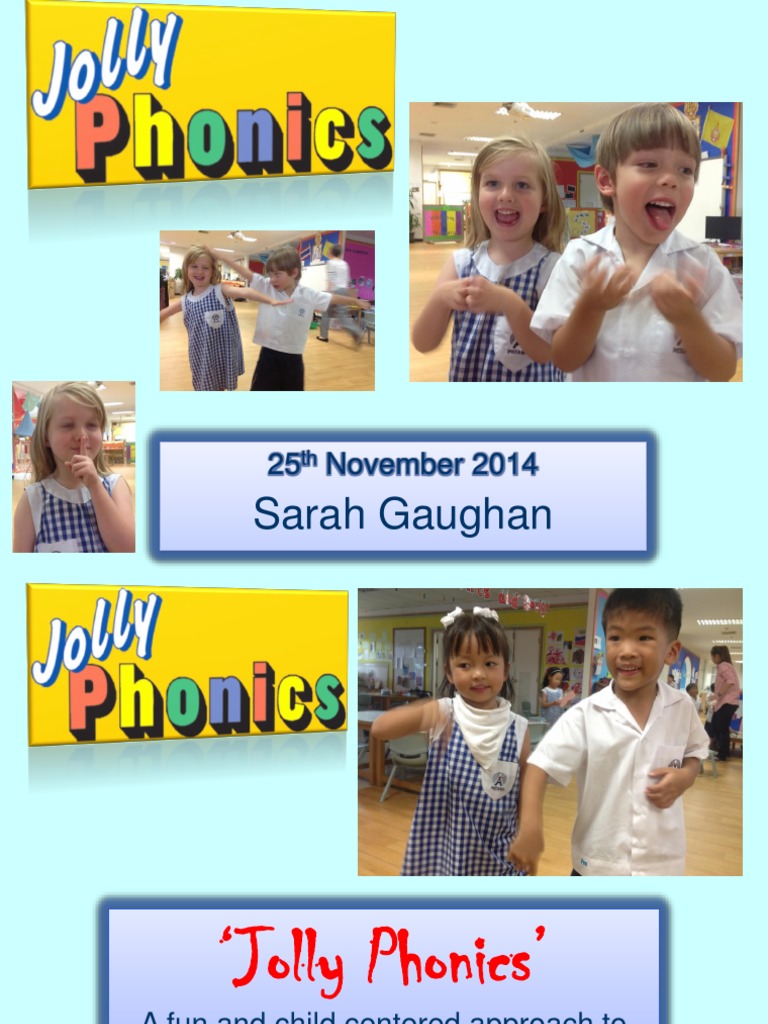 Jolly Phonics Presentation Slides PDF | PDF