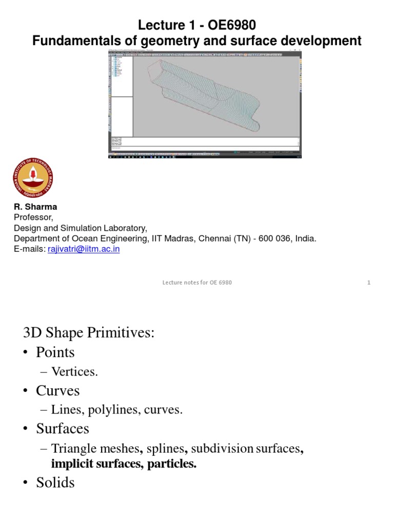 L1 Oe6980 PDF | PDF | Spline (Mathematics) | Geometry