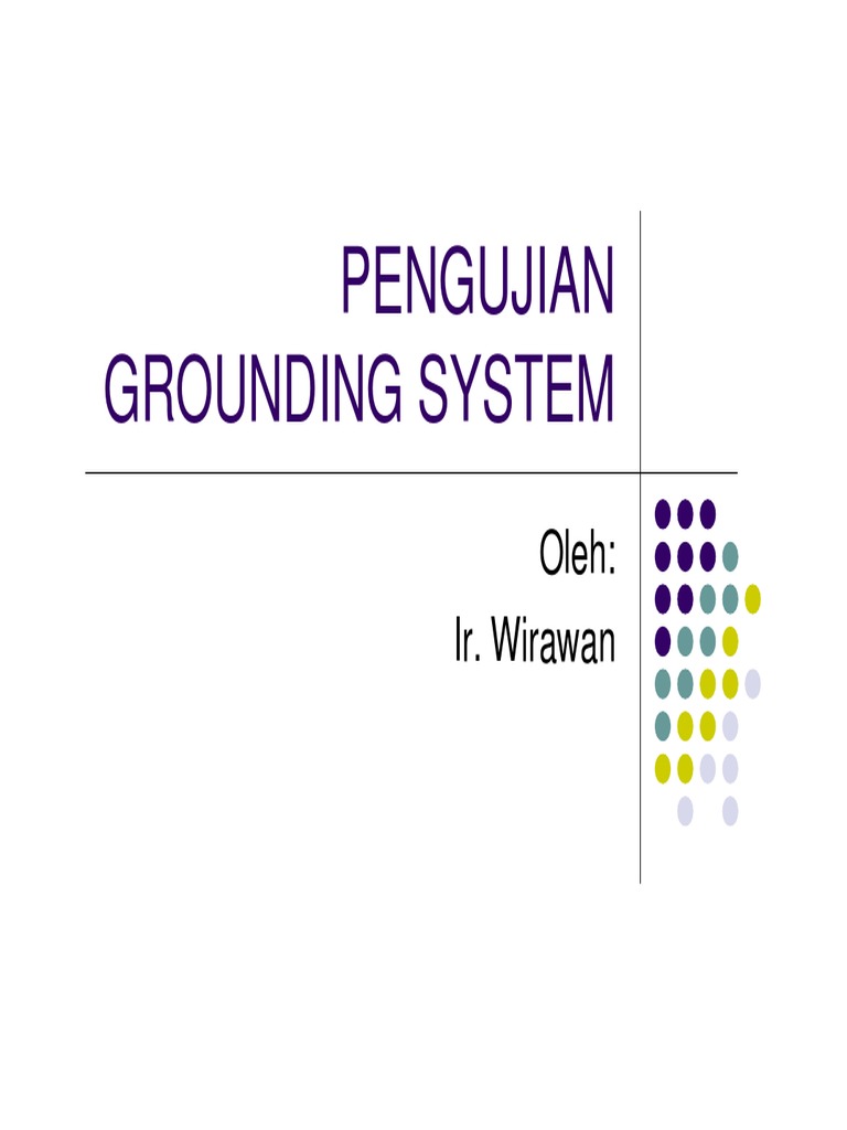 Pengujian Grounding System | PDF
