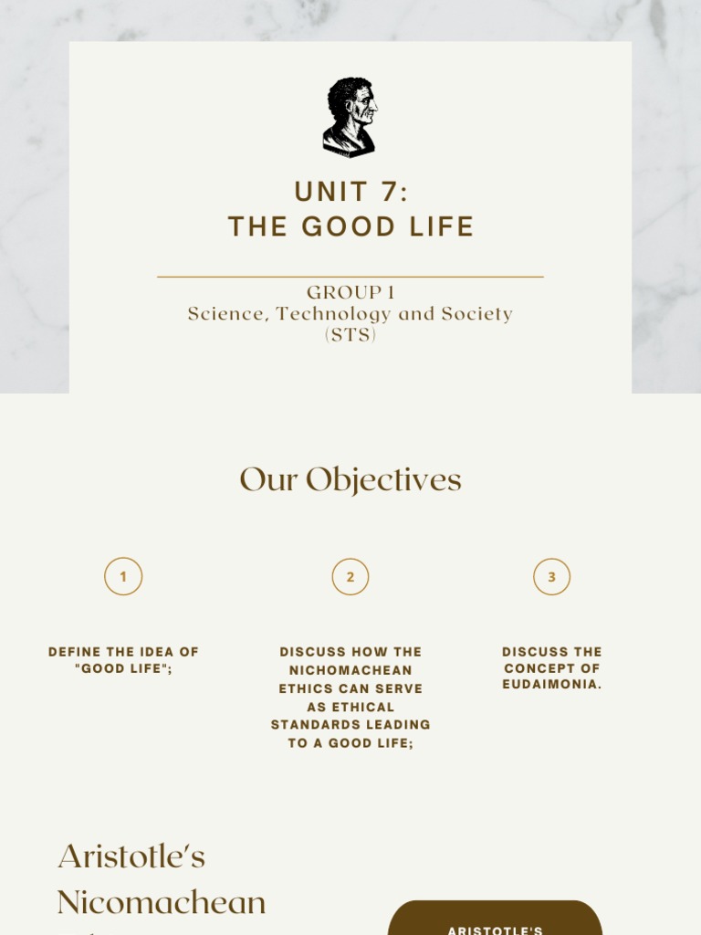 Defining the Good Life: Aristotle's Nicomachean Ethics and the Pursuit of Eudaimonia | PDF ...