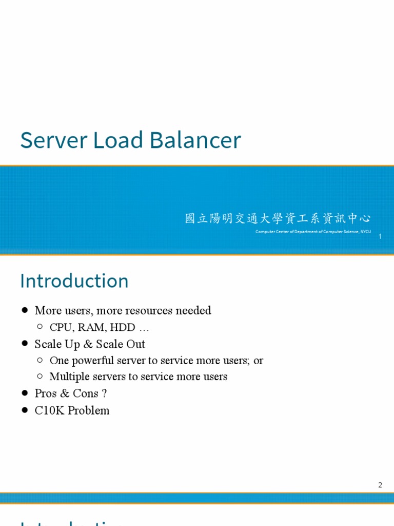 08 Server Load Balancer Pdf Load Balancing Computing Hypertext Transfer Protocol