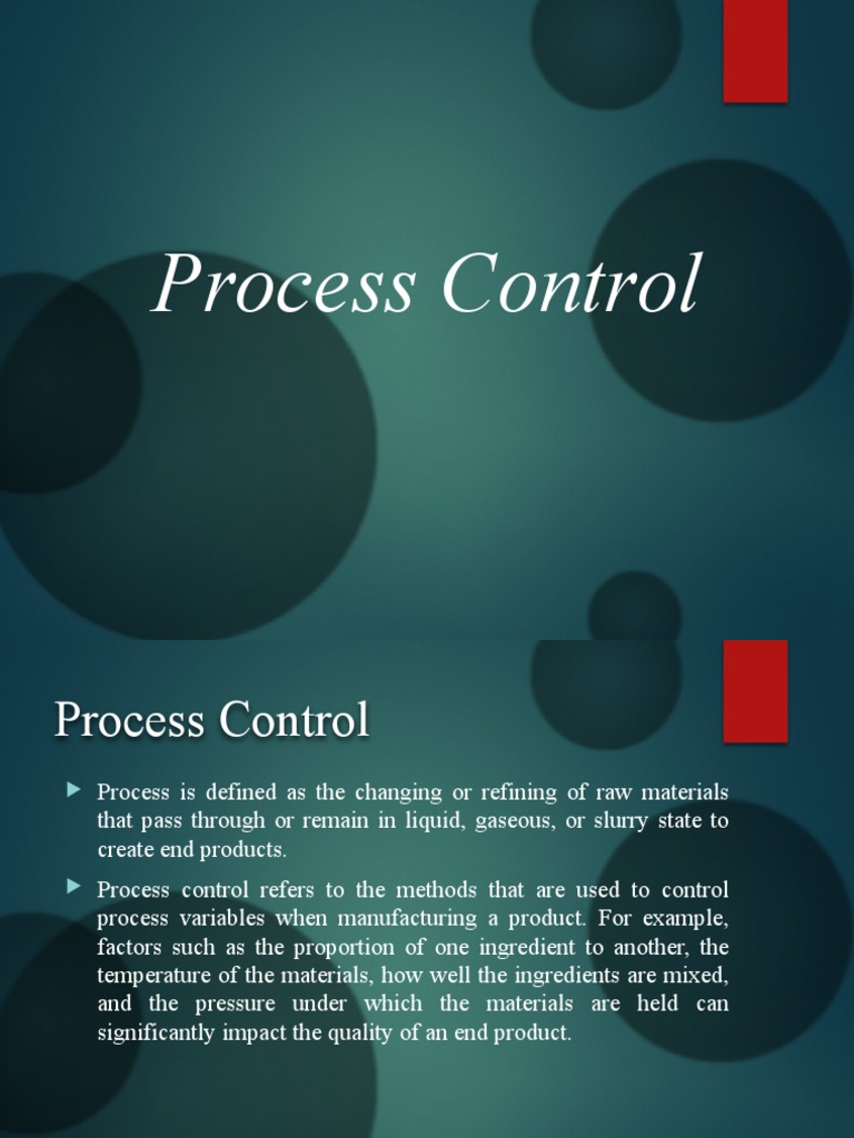 Process Control | PDF