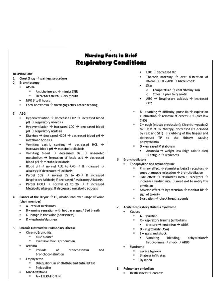 MS Respi (NLE) | Download Free PDF | Chronic Obstructive Pulmonary ...
