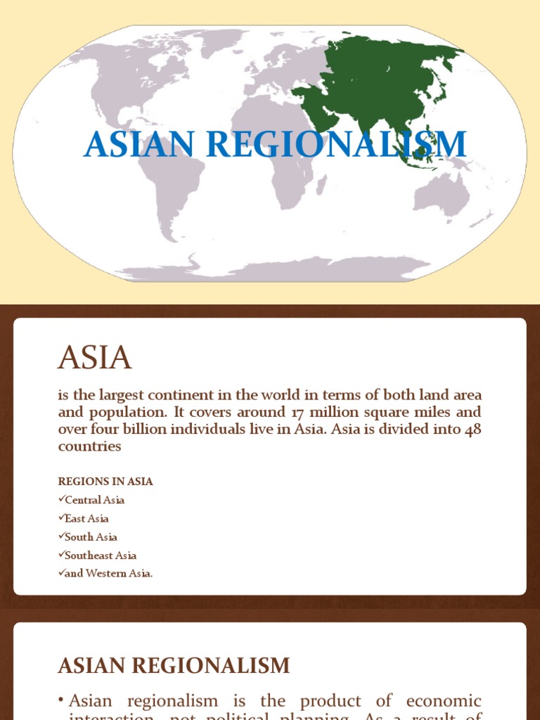 Asian Regionalism | PDF | Asia Pacific Economic Cooperation | Economies