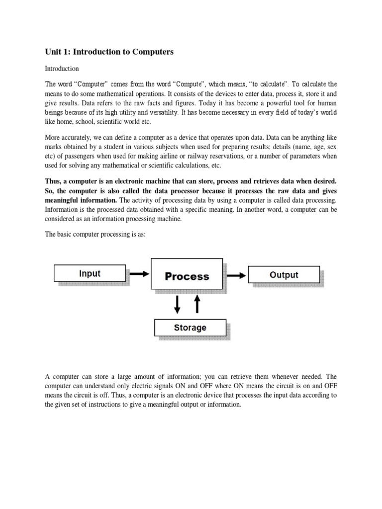 Chapter 1 PDF | PDF | Computer Data Storage | Read Only Memory