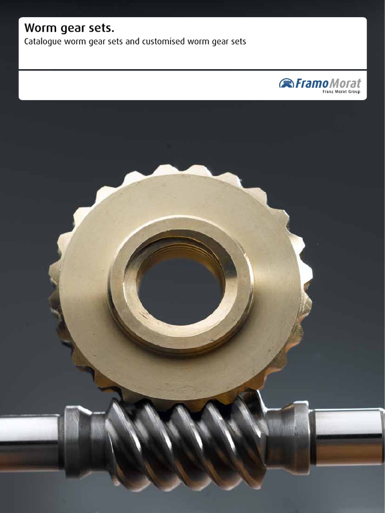 Worm Gear Sets en PDF | PDF
