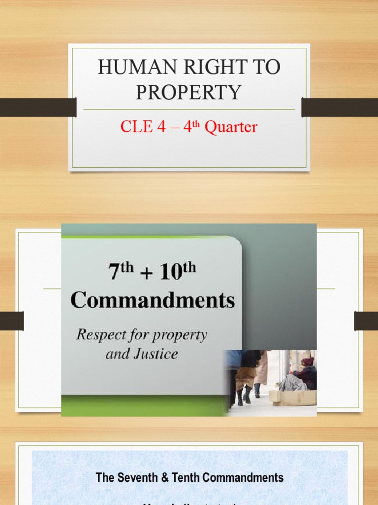 Understanding Property Rights and Ethics | PDF