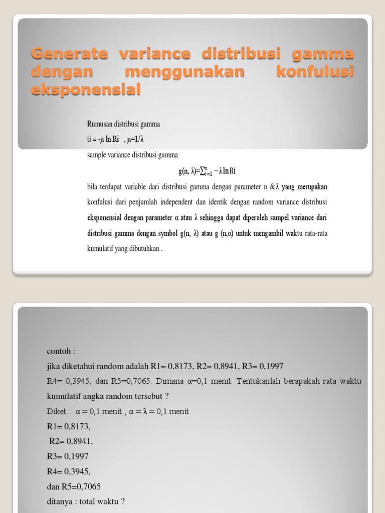 05-Generate Variance Distribusi Gamma Dengan Menggunakan Konfulusi ...