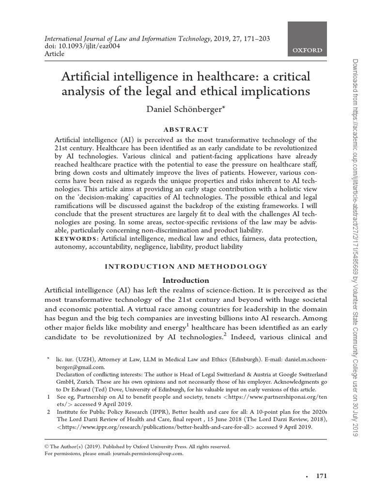 10 1093@ijlit@eaz004 PDF | PDF | Artificial Intelligence | Intelligence ...