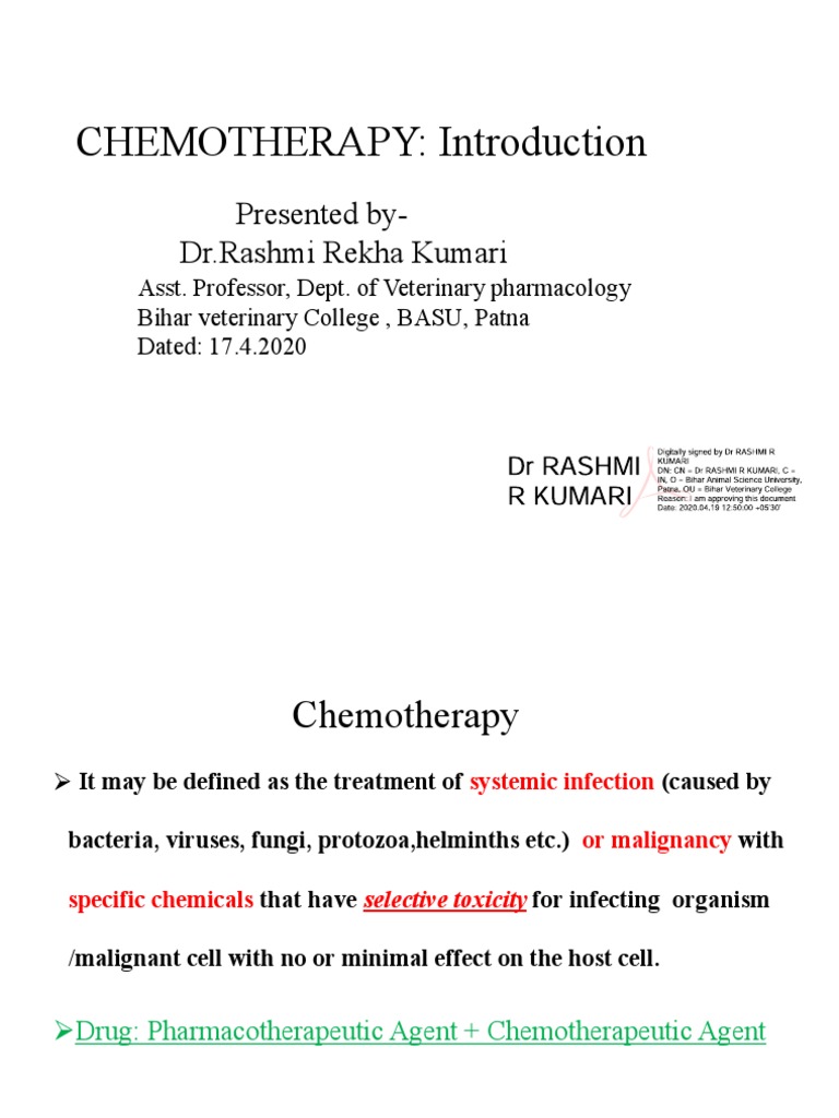 Introduction to Chemotherapy Basics | PDF | Bacteria | Penicillin