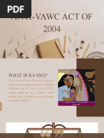 Ra 9262 Brochure - English | PDF | Violence | Psychological Abuse
