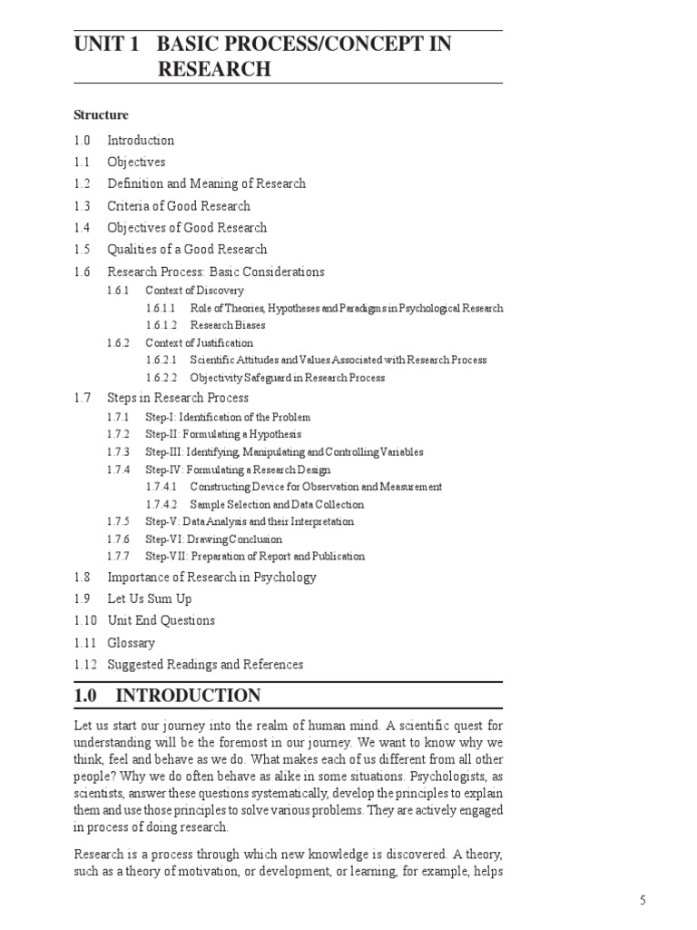 MPC 005 PDF | Download Free PDF | Scientific Method | Psychology