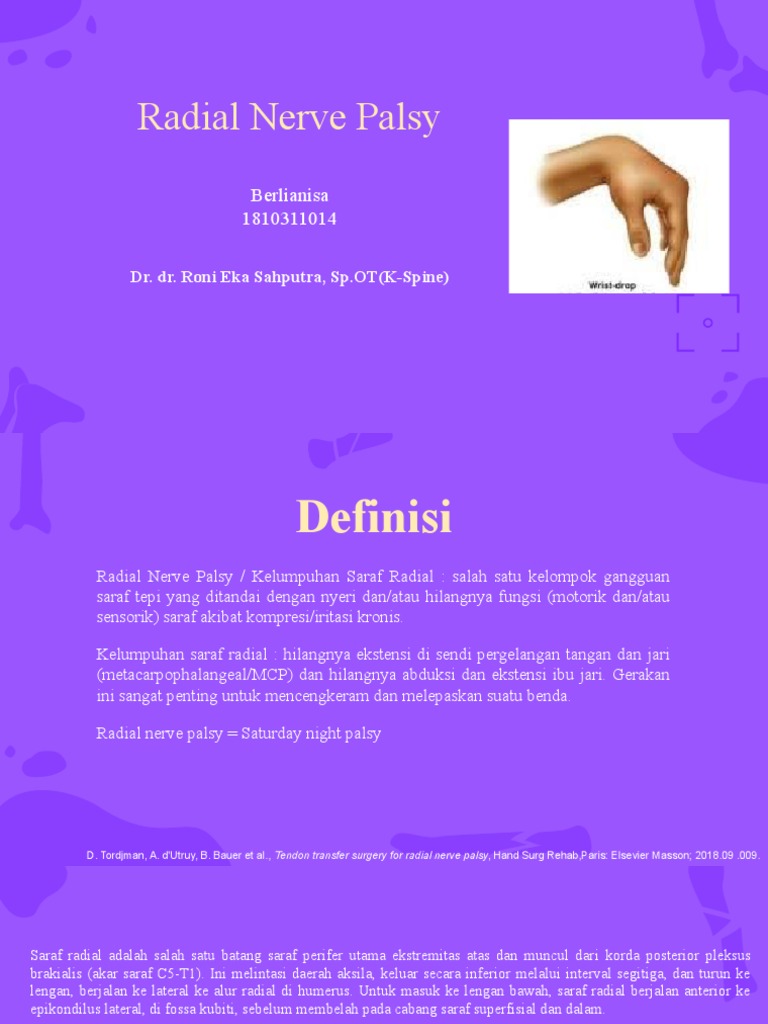 JR Radial Nerve Palsy | PDF