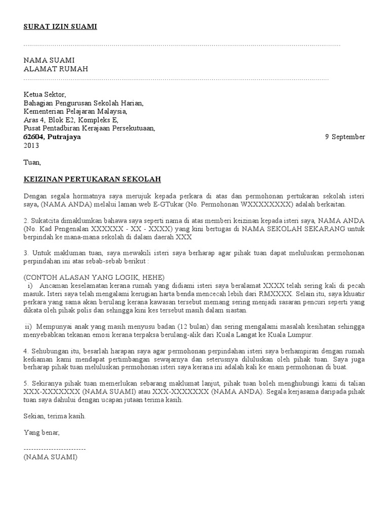 Surat Izin Suami Pdf