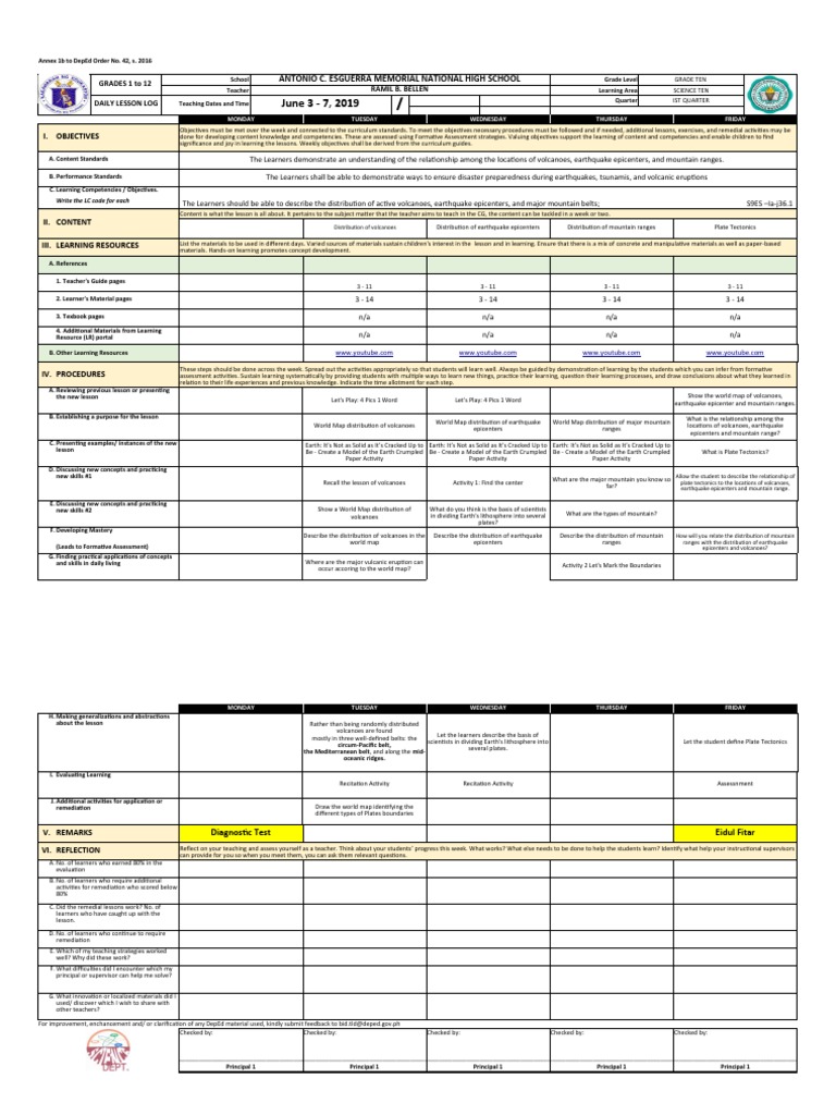 Grade 10 Science: 1st Quarter Lessons | PDF