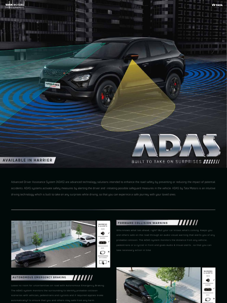 ADAS Brochure - Harrier | PDF | Traffic | Transport Safety