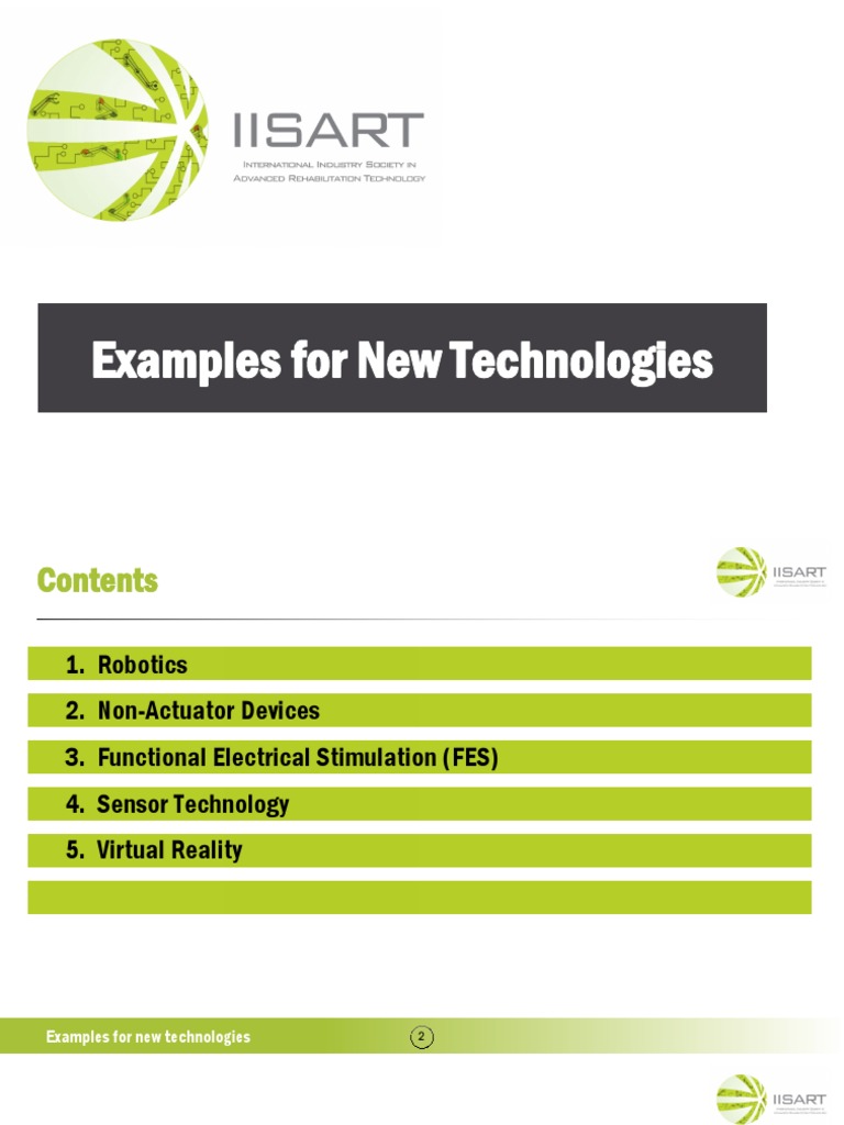 sp5 Example New Technologies | PDF | Balance (Ability) | Physical Therapy