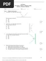 Lens Ray Diagram Practice Worksheet | PDF