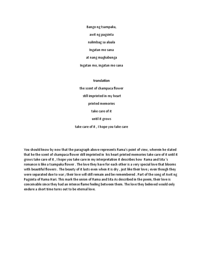 Bango NG Tsampaka | PDF