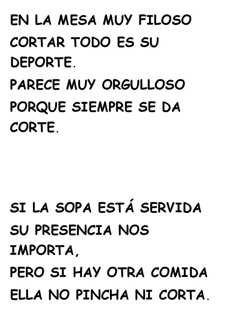 En La Mesa Muy Filoso | PDF