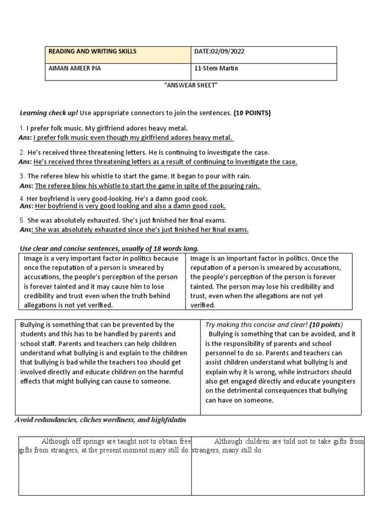 Reading and Writing Skills 2 | PDF | Bullying | Credibility