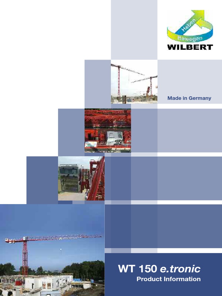 527 Wilbert WT150 E.tronic | PDF | Crane (Machine) | Manufactured Goods