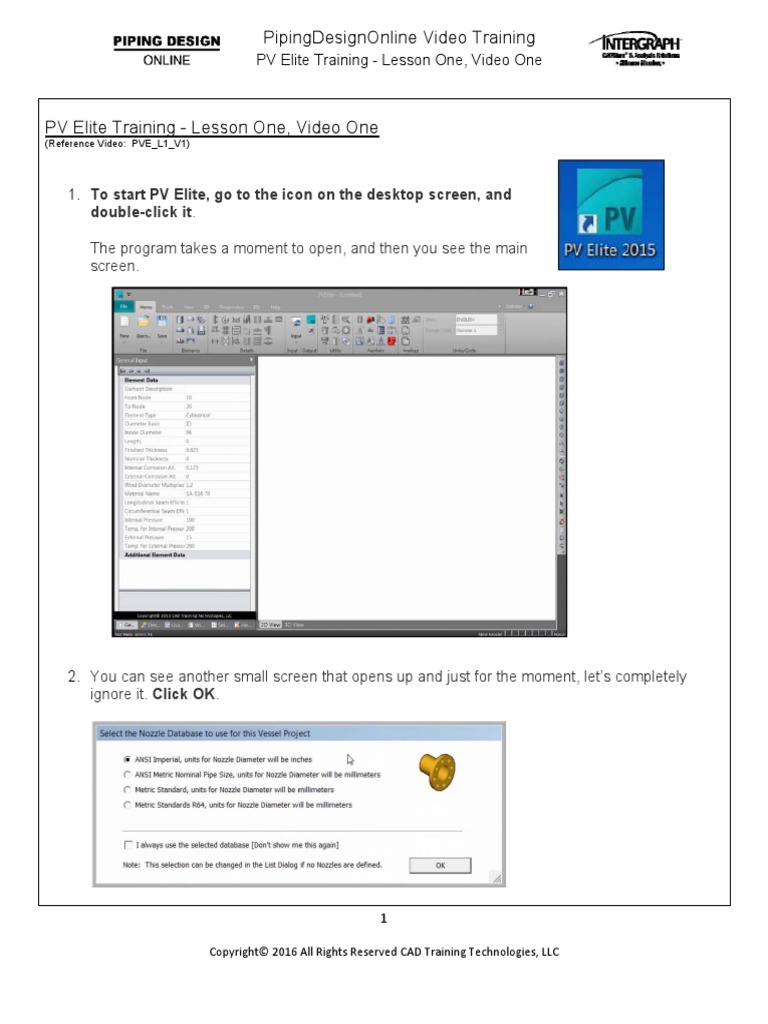 Pages From Modeling With PV Elite Lesson Guide | PDF | System Software | Computing