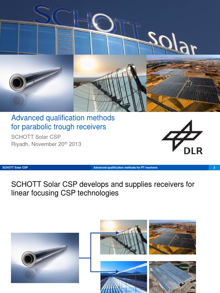 SCHOTT Solar Saudi-German CSP-WS Riad 20112013 | PDF | Physical ...