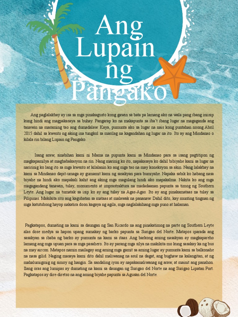 Ang Lupain NG Pangako | PDF