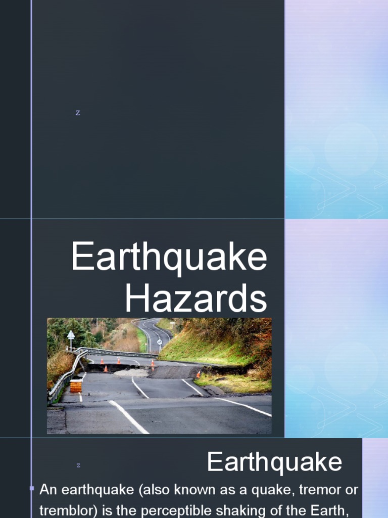 Understanding Earthquake Hazards | PDF | Earthquakes | Landslide
