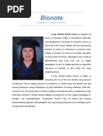 BIONOTE | PDF