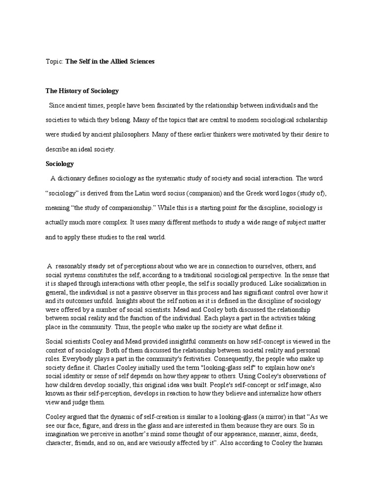 Written Report in UTS | PDF | Self Concept | Identity (Social Science)