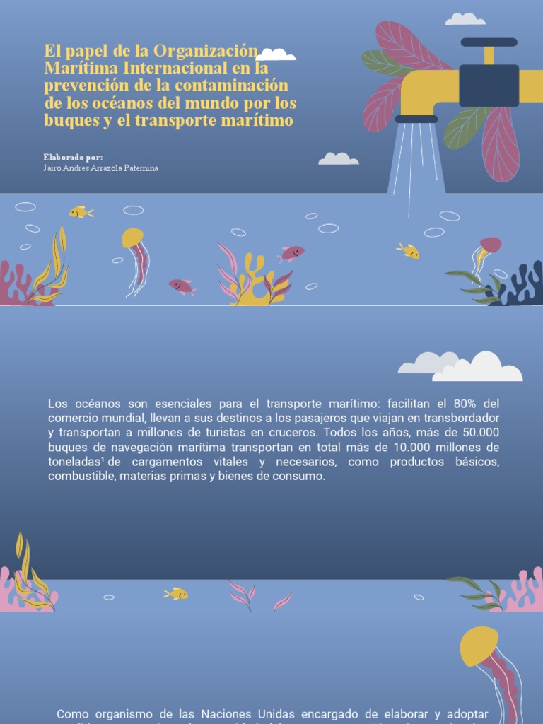 El Papel de La Organización Marítima Internacional en La Prevención de La Contaminación de Los ...