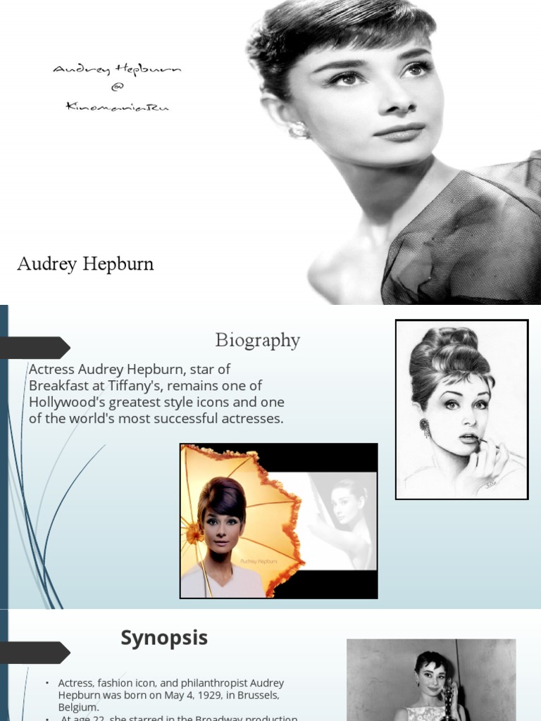 Audrey Hepburn: Iconic Actress & Philanthropist | PDF | Classics ...