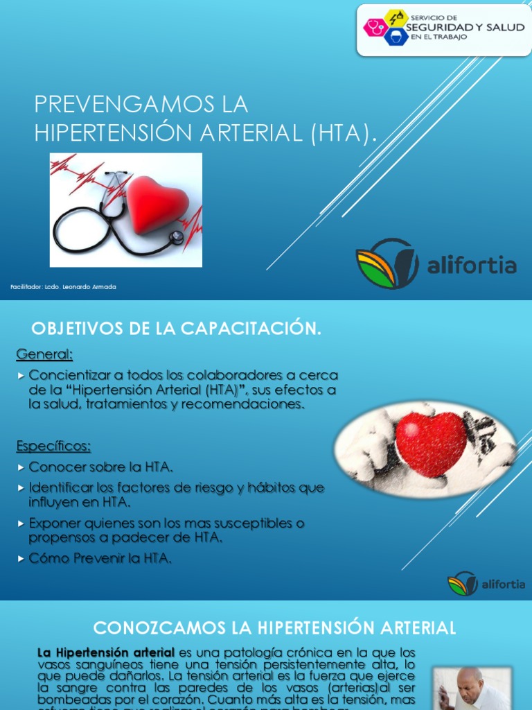Prevengamos La Hipertensión Arterial (HTA) PDF | PDF | Hipertensión ...