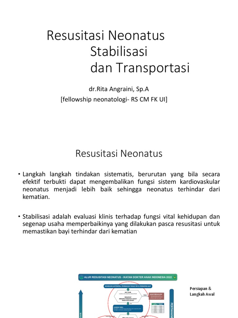 Resusitasi Neonatus Rita 2022 1-2 | PDF