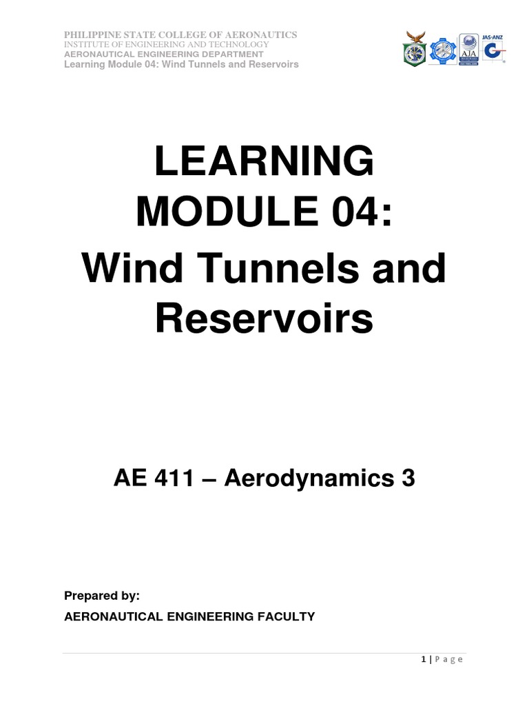 AE 411 Prelim Module 4 - Wind Tunnels and Reservoirs PDF | Download ... AE 411 Prelim Module 4 - Wind Tunnels and Reservoirs PDF | Download ...