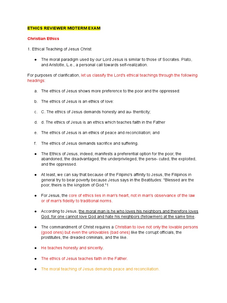 Ethics Reviewer Midterm Exam | PDF | Ātman (Hinduism) | Noble Eightfold ...