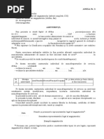 Model Adeverinta Salariat Inscriere Copil Gradinita | PDF
