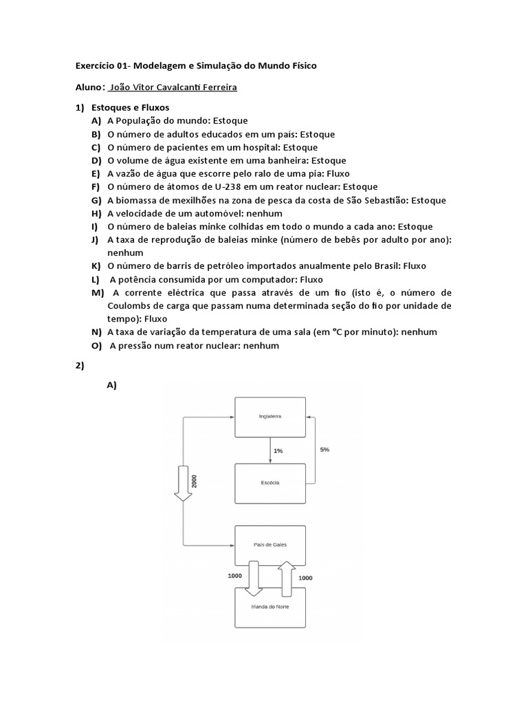 Exercício 01 ModSim | PDF