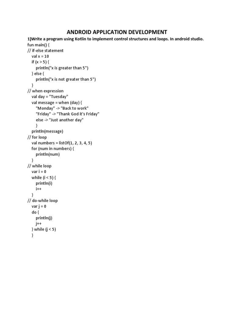 Android App Development with Kotlin | PDF | Android (Operating System ...