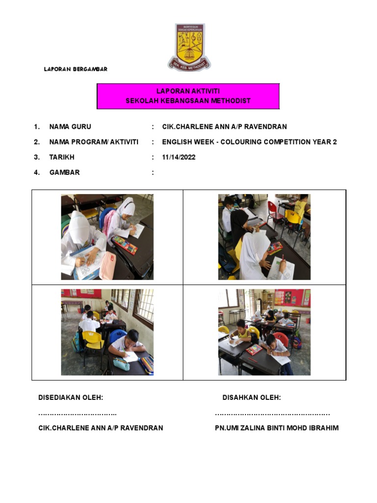 11 14 2022 English Week Colouring Competition Year 2 Pdf