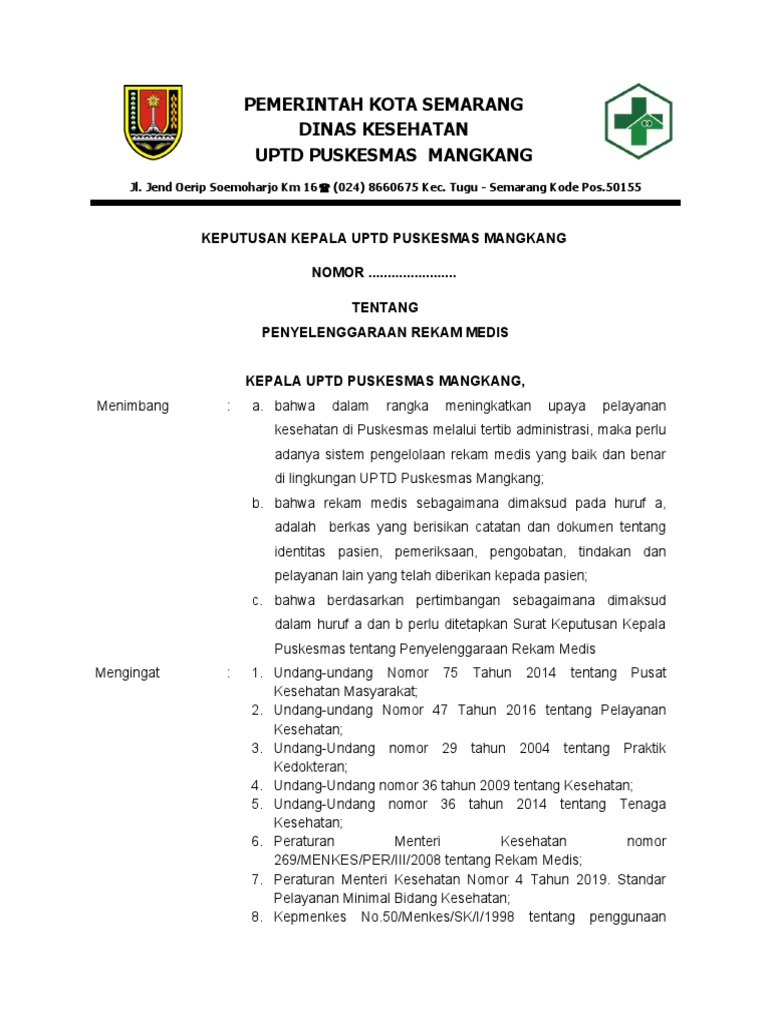 SK Penyelenggaraan RM | PDF